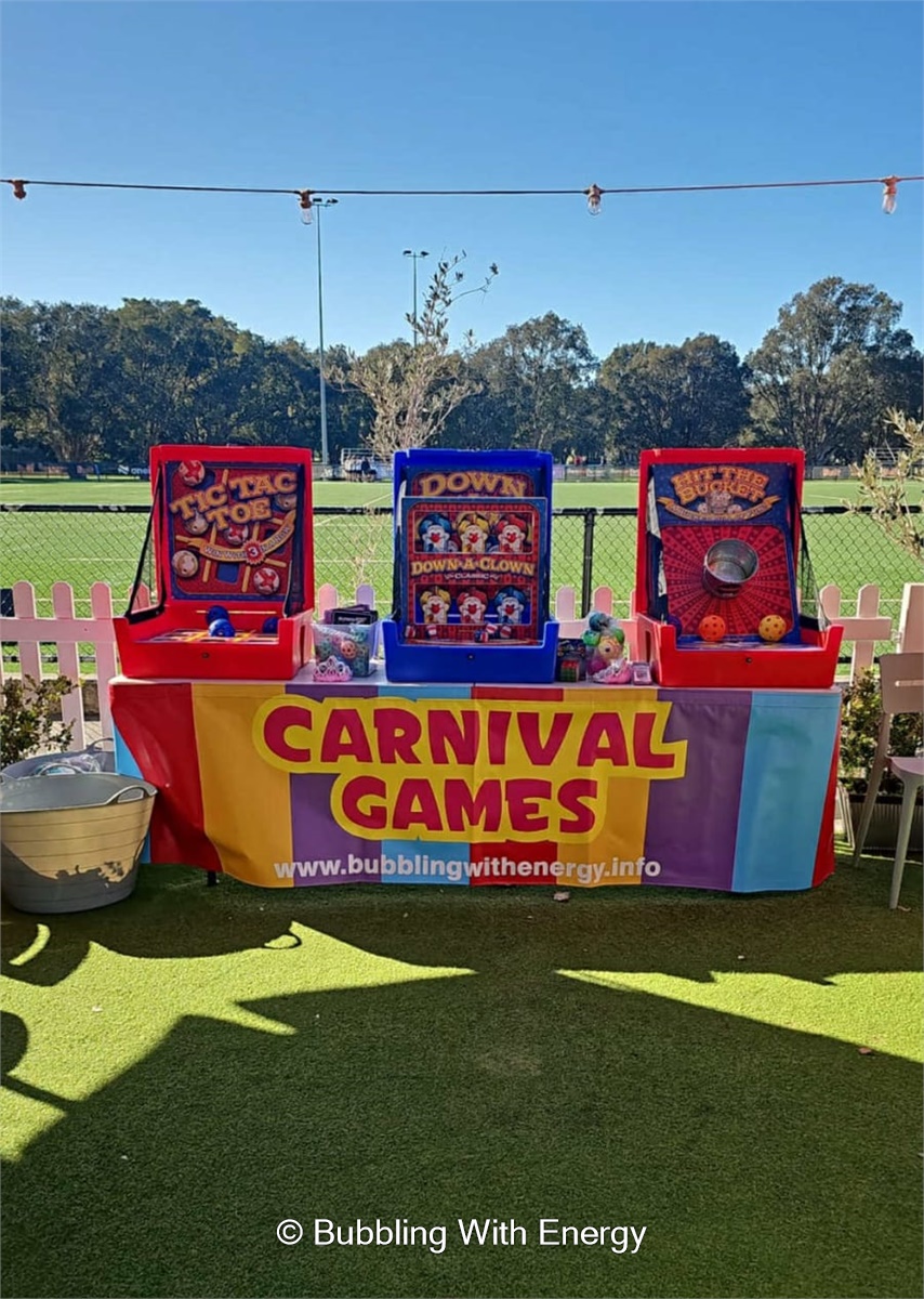 Hit The Bucket Carnival Game - Jumping Castle Hire in Sydney | Bubbling ...