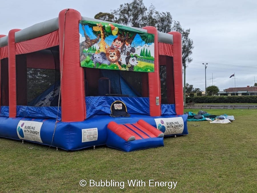 Jungle Jumping Castle Banner - Jumping Castle Hire in Sydney | Bubbling ...