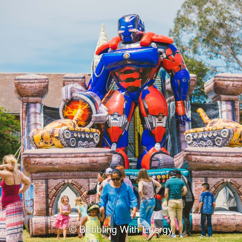 Robo Rampage Obstacle Course - Jumping Castle Hire in Sydney | Bubbling ...